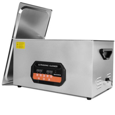 China 22L Ultrasonic Cleaner for Auto Parts Machinery Tools and Precision Components with 600W Heater Degas/Semi Modes 30-Min Timer for sale