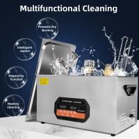 China 22L Ultrasonic Cleaner for Auto Parts Machinery Tools and Precision Components with 600W Heater Degas/Semi Modes 30-Min Timer for sale