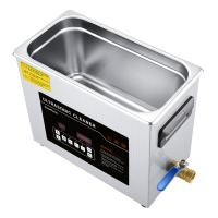 China 6L Ultrasonic Parts Cleaner with 90W/180W Dual Power and 300W Heating System for Jewelry, Dental Tools and Industrial Components for sale