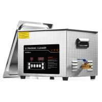 China Powerful 15L Dual Frequency Ultrasonic Cleaning Machine With SUS 304 Drain Valve for sale