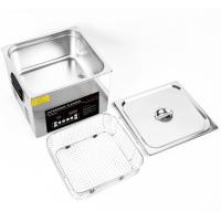 China Powerful 15L Dual Frequency Ultrasonic Cleaning Machine With SUS 304 Drain Valve for sale