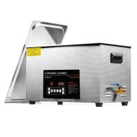 China Capacity 30L Dual Power Ultrasonic Cleaning Machine With Heating Power for sale
