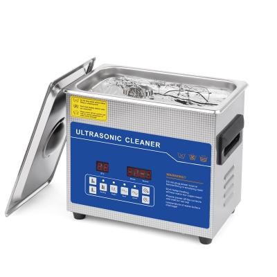 China 3L Digital Ultrasonic Cleaner Stainless Steel Dual-Frequency with Heater & Timer for Denture, Coins, Jewelry, Tools for sale