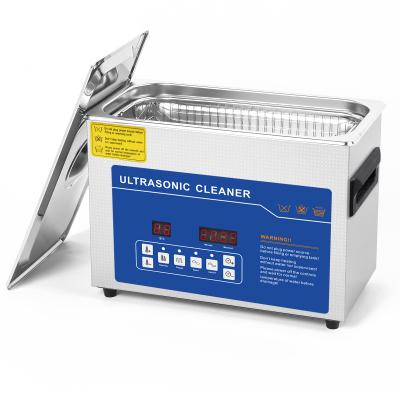 China Professional 4L Ultrasonic Cleaner with Heater Timer and Dual-Frequency for Denture Coins Tools Degassing Support for sale