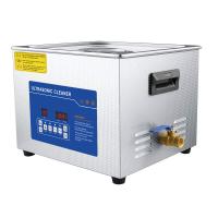 China 15L Industrial Ultrasonic Cleaner 360W Heater Timer Digital Control Stainless Steel for Motorcycle Parts Tools Chains for sale