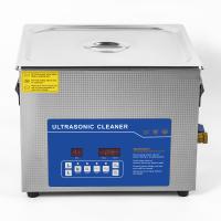 China 15L Industrial Ultrasonic Cleaner 360W Heater Timer Digital Control Stainless Steel for Motorcycle Parts Tools Chains for sale