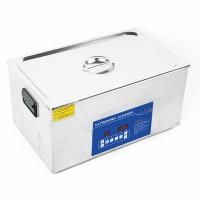 China 110V/220V Ultrasonic Cleaner 480W for Motorcycle Parts Tools Chains 22L Capacity 28/40 kHz Frequency Digital Control for sale