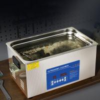 China 110V/220V Ultrasonic Cleaner 480W for Motorcycle Parts Tools Chains 22L Capacity 28/40 kHz Frequency Digital Control for sale
