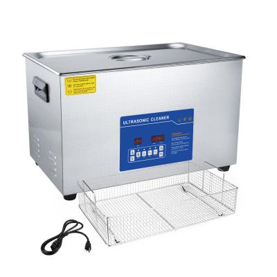 China 600W Ultrasonic Cleaner for Motorcycle Parts Chains and Tools 30L Capacity Stainless Steel with Heater Timer Digital Control for sale