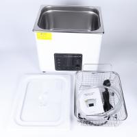 China Industrial Tools Jewelry Ultrasonic Cleaner 240W Ultrasonic Power 7-Level Adjustment 10L Capacity Heating Power 300W for sale