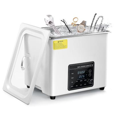 China Industrial Tools Jewelry Ultrasonic Cleaner 240W Ultrasonic Power 7-Level Adjustment 10L Capacity Heating Power 300W for sale
