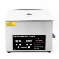 China Stainless Steel Ultrasonic Cleaner with Adjustable Heating Powerful 360W Cleaning Solution for sale