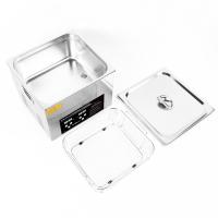 China Stainless Steel Ultrasonic Cleaner with Adjustable Heating Powerful 360W Cleaning Solution for sale