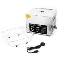 China Stainless Steel Ultrasonic Cleaner with Adjustable Heating Powerful 360W Cleaning Solution for sale