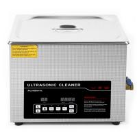 China Dual Frequency Ultrasonic Cleaner 10L Tank 4pcs Transducers Drain Valve for sale