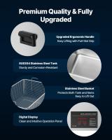 China 50L Industrial Ultrasonic Cleaner with 840W Ultrasonic Power 1500W Heating and 40kHz Frequency for Professional Cleaning for sale