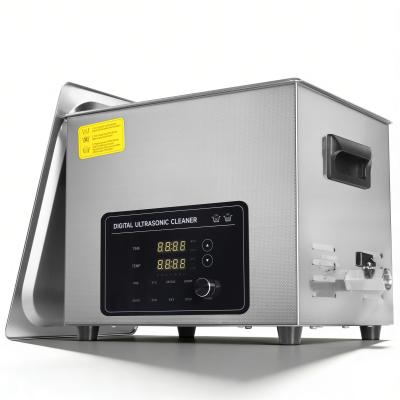 China Industrial Digital Ultrasonic Cleaner with 240W Ultrasonic Power 10L Capacity and 7-Level Adjustment for sale