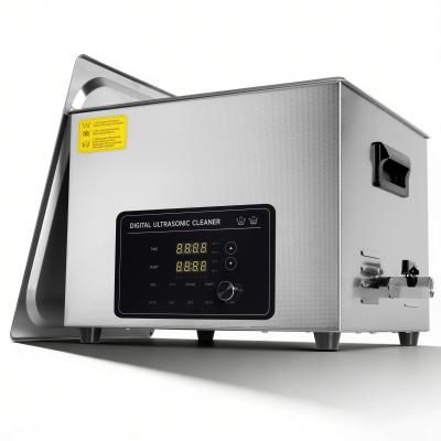China Digital Ultrasonic Cleaner with 360W Ultrasonic Power 15L Capacity and 7-Level Adjustment for Industrial and Jewelry Cleaning for sale