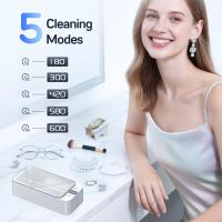 China 50Khz Ultrasonic Jewelry Cleaner with 316SUS Tank and 5 Cleaning Modes for Jewelry, Eyeglasses, and Dentures for sale
