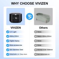China Portable 30W 45kHz Ultrasonic Cleaner for Dental Appliances and Jewelry with Digital Timer for sale