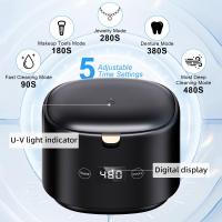 China Portable 30W 45kHz Ultrasonic Cleaner for Dental Appliances and Jewelry with Digital Timer for sale