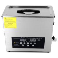 China 6L Digital Ultrasonic Cleaner with 40 kHz Frequency and 300W Heater for Professional Cleaning for sale