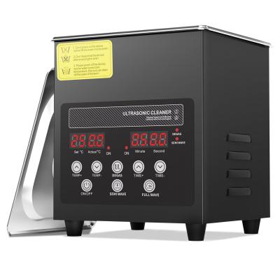 China 2L Digital Ultrasonic Cleaner with 40kHz Frequency and Stainless Steel Tank for Jewelry, Glasses, and Tools for sale