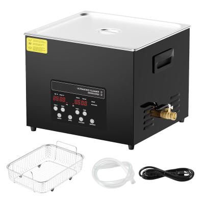 China 15L Capacity 360W Ultrasonic Power 40kHz Frequency Digital Ultrasonic Cleaner with Timer and Heater for sale