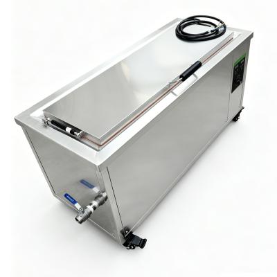 China Custom 1200W Power Adjustable 90L Industrial Ultrasonic Cleaner with Digital Heating for Car Motor Parts for sale