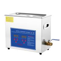 China 6L Capacity 40kHz Digital Ultrasonic Cleaner with 300W Heating Power for Industrial Parts and Jewelry for sale