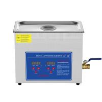China 6L Capacity 40kHz Digital Ultrasonic Cleaner with 300W Heating Power for Industrial Parts and Jewelry for sale