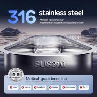 China 50kHz Ultrasonic Cleaner with 500ml Capacity and 316 Stainless Steel Tank for Jewelry and Dentures for sale