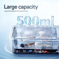 China 50kHz Ultrasonic Cleaner with 500ml Capacity and 316 Stainless Steel Tank for Jewelry and Dentures for sale