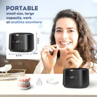 China 45kHz 30W Ultrasonic Cleaner with 230ml Capacity for Dentures Jewelry and Dental Appliances for sale