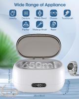 China 650mL 45Khz Ultrasonic Cleaner with Degas Mode for Jewelry Denture and Watch Cleaning for sale