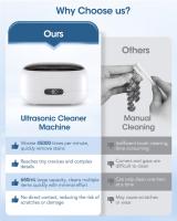 China 650mL 45Khz Ultrasonic Cleaner with Degas Mode for Jewelry Denture and Watch Cleaning for sale