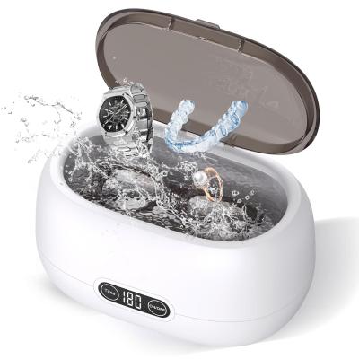 China 650mL 45Khz Ultrasonic Cleaner with Degas Mode for Jewelry Denture and Watch Cleaning for sale
