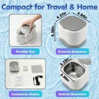 China 45KHz Ultrasonic Cleaner with 230ml 304 Stainless Steel Tank for Jewelry and Dentures for sale