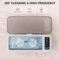 China 450ml Capacity 45KHz Ultrasonic Cleaner with SUS304 Stainless Steel Tank for Jewelry and Dentures for sale