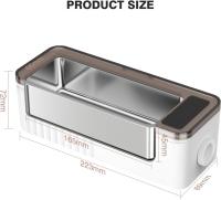 China 450ml Capacity 45KHz Ultrasonic Cleaner with SUS304 Stainless Steel Tank for Jewelry and Dentures for sale