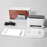 China 800ML 45KHz Ultrasonic Cleaner with 4 Cleaning Modes and 2 Baskets for Jewelry Dentures Glasses for sale