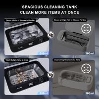 China 45kHz Ultrasonic Cleaner with 900ml Capacity and 304 Stainless Steel Tank for Jewelry and Dentures for sale