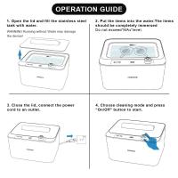 China 45kHz Ultrasonic Cleaner with 900ml Capacity and 304 Stainless Steel Tank for Jewelry and Dentures for sale