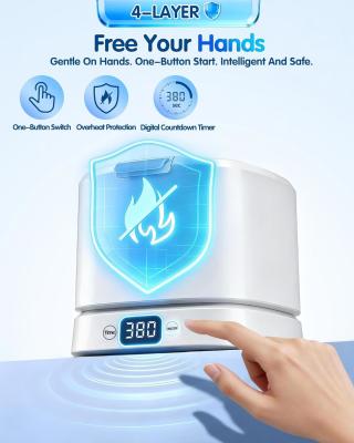 China 45kHz Ultrasonic Cleaner with UV Sterilization and 320ml Large Capacity for Dental Appliances for sale