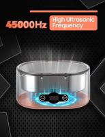 China 600mL 45Khz Ultrasonic Cleaner with Degas Mode for Jewelry Denture and Watch Cleaning for sale