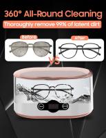 China 600mL 45Khz Ultrasonic Cleaner with Degas Mode for Jewelry Denture and Watch Cleaning for sale