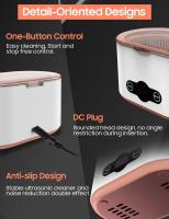 China 600mL 45Khz Ultrasonic Cleaner with Degas Mode for Jewelry Denture and Watch Cleaning for sale