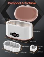 China 600mL 45Khz Ultrasonic Cleaner with Degas Mode for Jewelry Denture and Watch Cleaning for sale