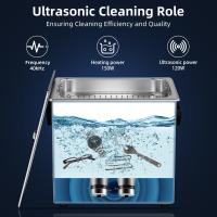 China 120W 3L Capacity 40kHz Ultrasonic Cleaner with Digital Timer and Heater for Jewelry, Tools, and Small Parts for sale