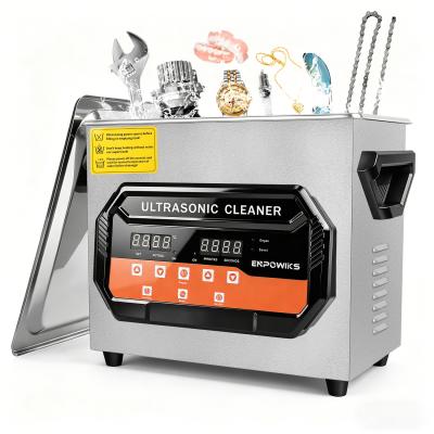 China 120W 3L Capacity 40kHz Ultrasonic Cleaner with Digital Timer and Heater for Jewelry, Tools, and Small Parts for sale